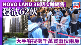 NOVO LAND 3B期次轮销售稳沽62伙，大手客拟掷千万买两伙两房 | 星岛环球网
