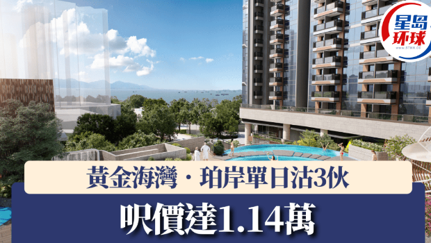 黄金海湾. 珀岸单日沽3伙，呎价达1.14万 | 星岛环球网