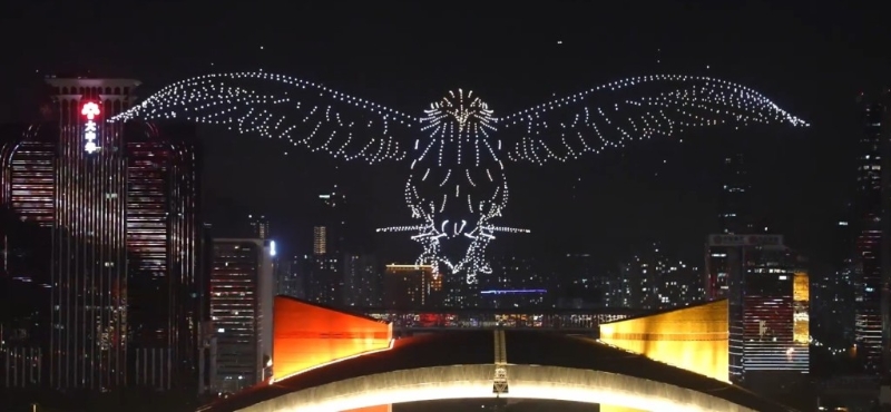 深圳经济特区建立45周年，1.2万无人机表演民众激赞 | 星岛环球网